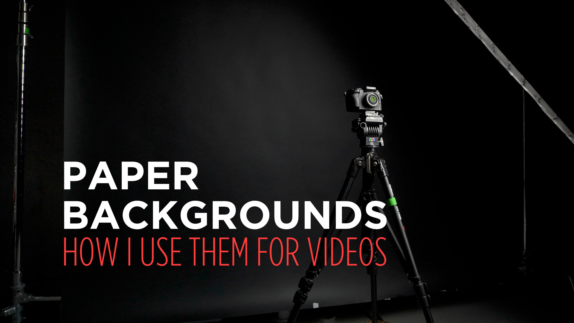 How I Use Paper Backgrounds for Videos